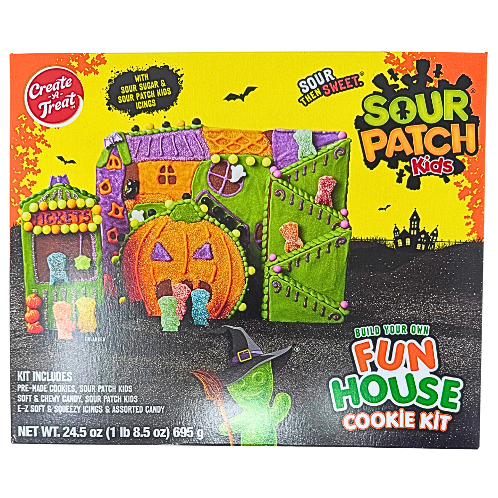 Create-A-Treat Sour Patch Kids Fun House Cookie Kit | Candy District