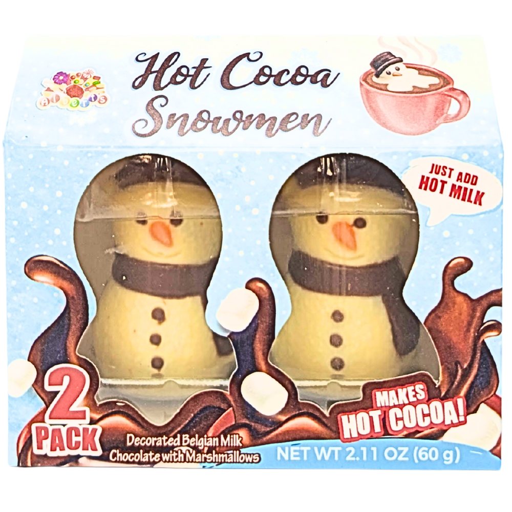 Hot Cocoa Snowmen Toppers - 60g | Candy District