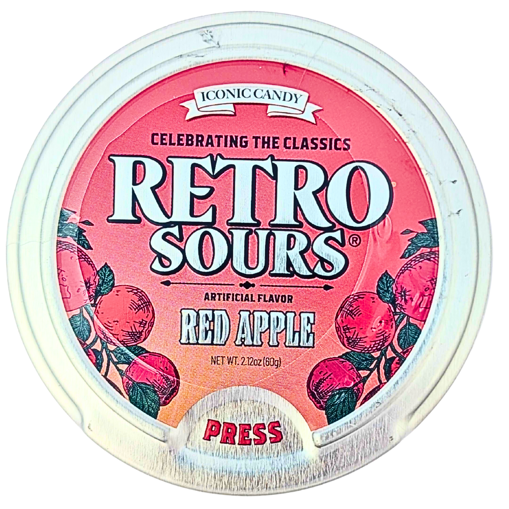 Iconic Retro Sours Red Apple - 2.12oz | Candy District