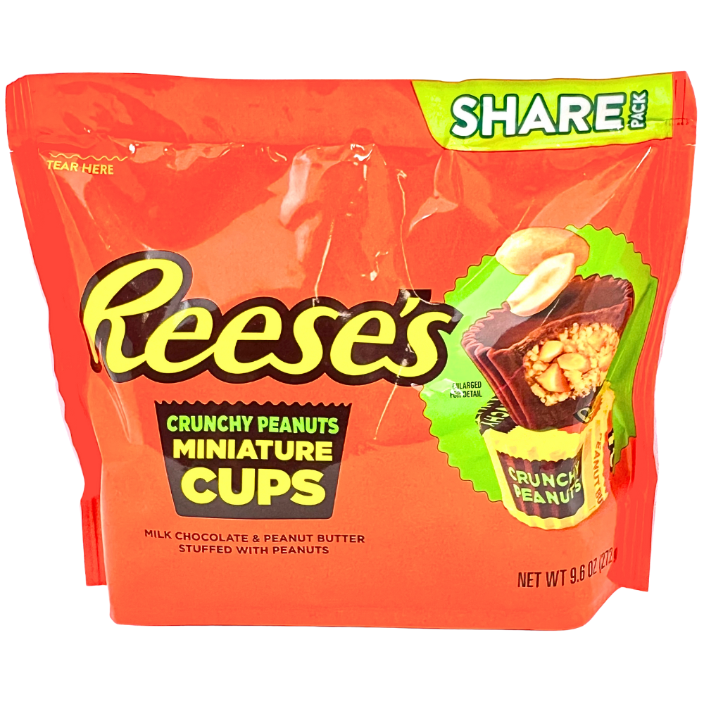 Reese's Crunchy Peanuts Miniature Cups Share Pack | Candy District