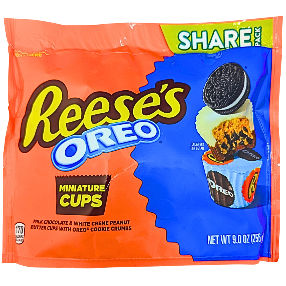 Reese's Oreo Miniature Peanut Butter Cups - 9oz | Candy District