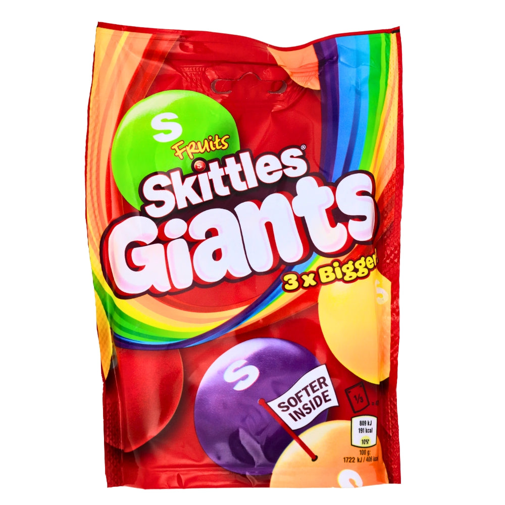 Skittles Fruits Giants 141g (UK) | Candy District