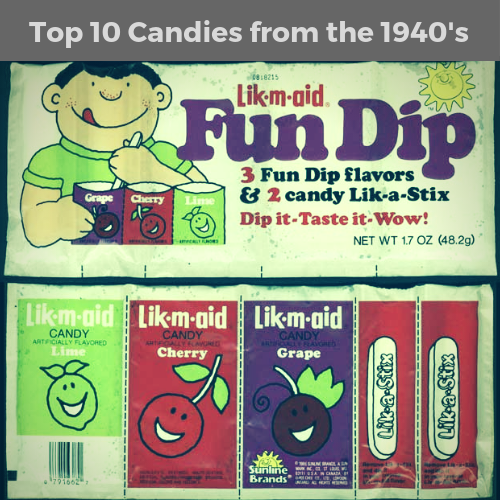 Top 10 Candies from the 1940's | Candy Decades – Candy District