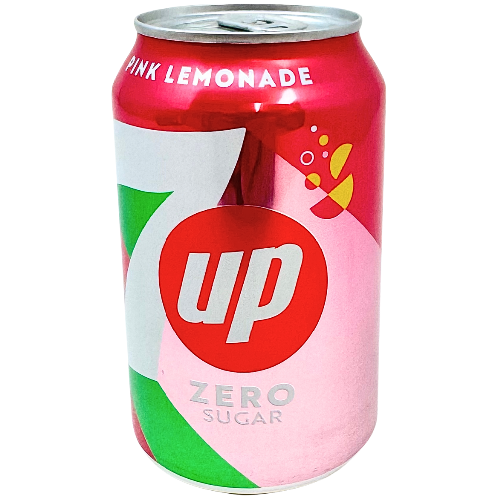 7-Up Pink Lemonade Zero (UK) - 330mL | Candy District