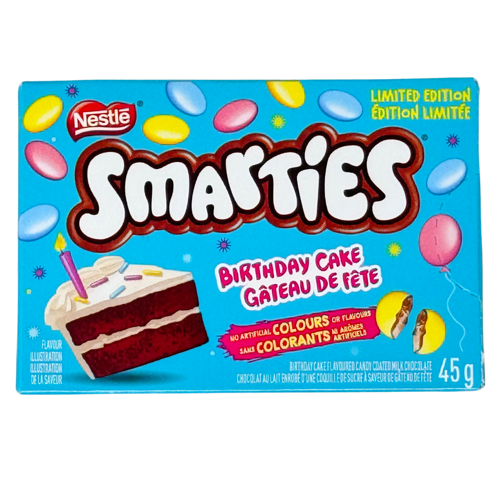 Smarties Birthday Cake 45g - 24 Pack | Candy District