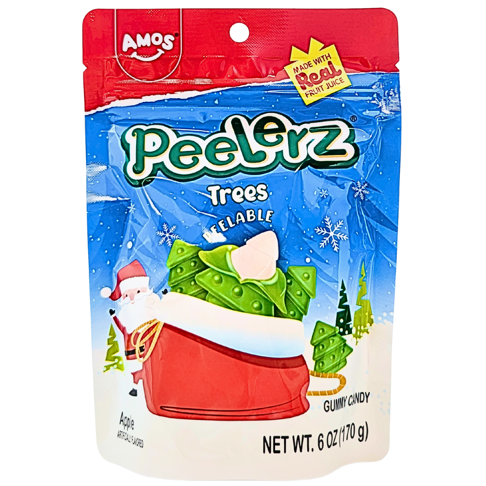 Amos Peelerz Holiday Gummy Trees - 6oz | Candy District