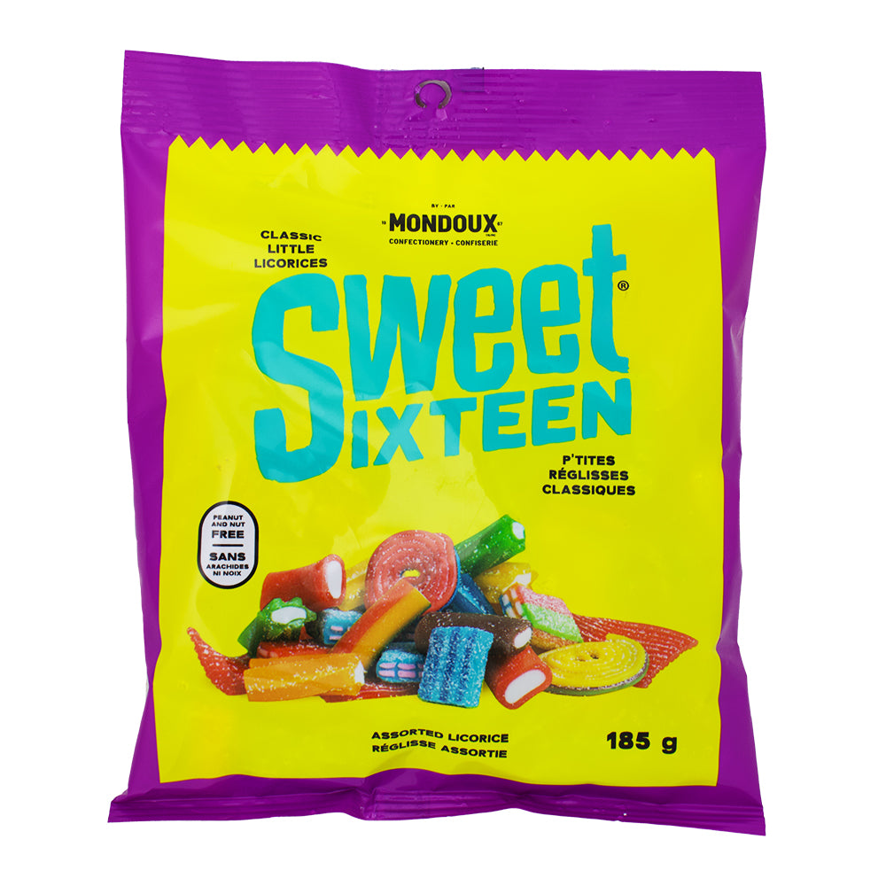 Sweet Sixteen Assorted Licorice 185g - 10 Pack | Candy District