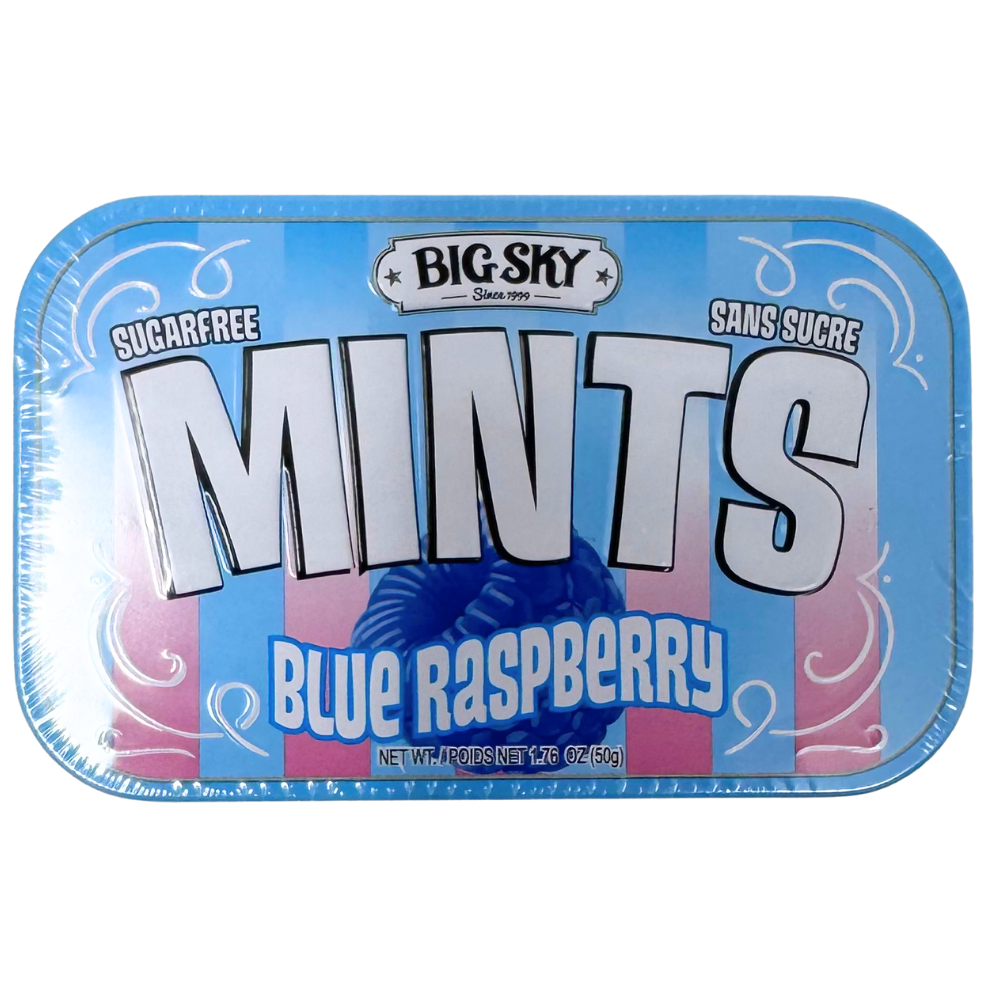 Big Sky Mints Blue Raspberry 50g | Candy District