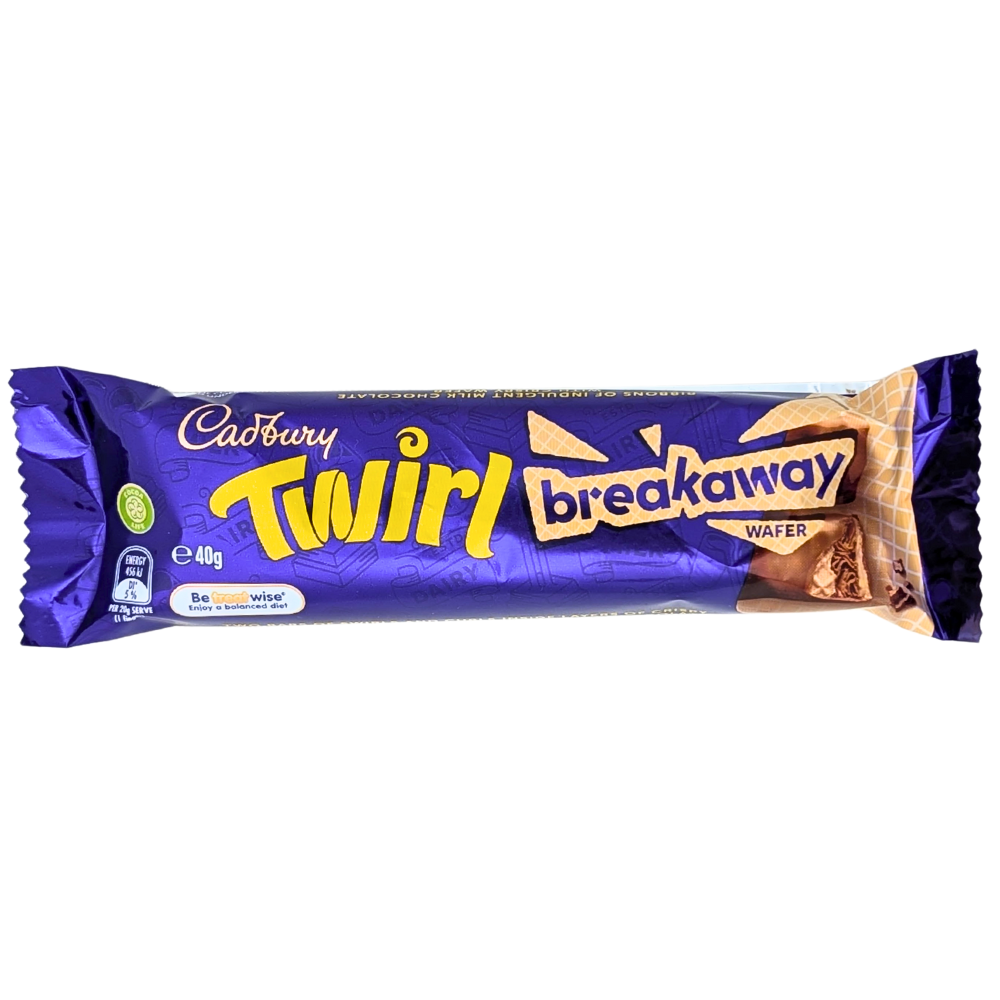Cadbury Twirl Breakaway Wafer Bar (Australia) - 40g | Candy District