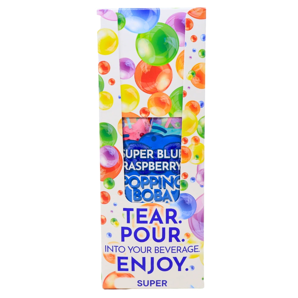 Boba Vida Super Blue Raspberry 3oz - 10 Pack | Candy District