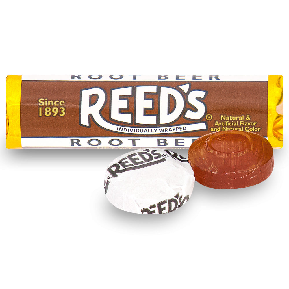 Reeds Root Beer Hard Candy Rolls | Candy District