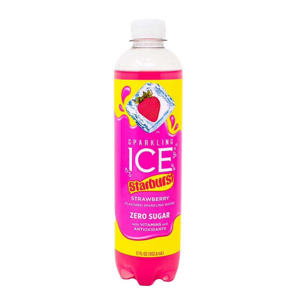 Sparkling Ice Starburst Strawberry Zero Sugar 502.8mL - 12 Pack | Candy District