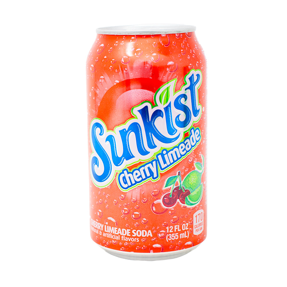 Sunkist Cherry Limeade Soda 355mL - 12 Pack | Candy District