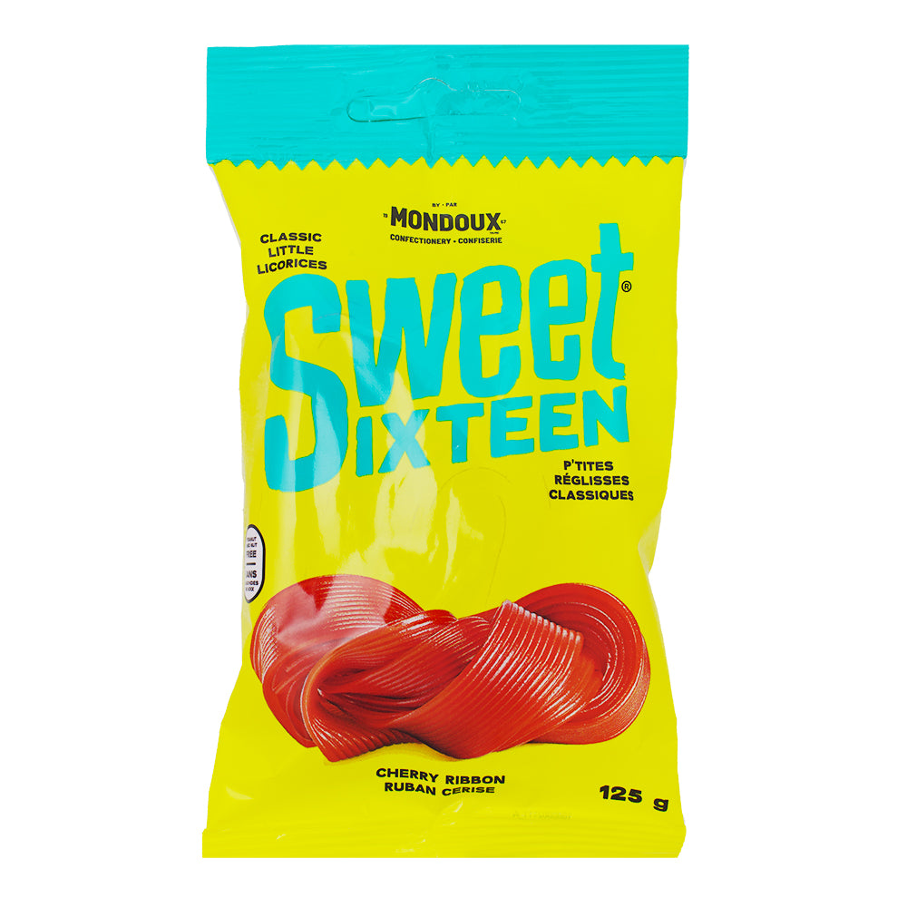 Sweet Sixteen Cherry Ribbon 125g - 10 Pack | Candy District