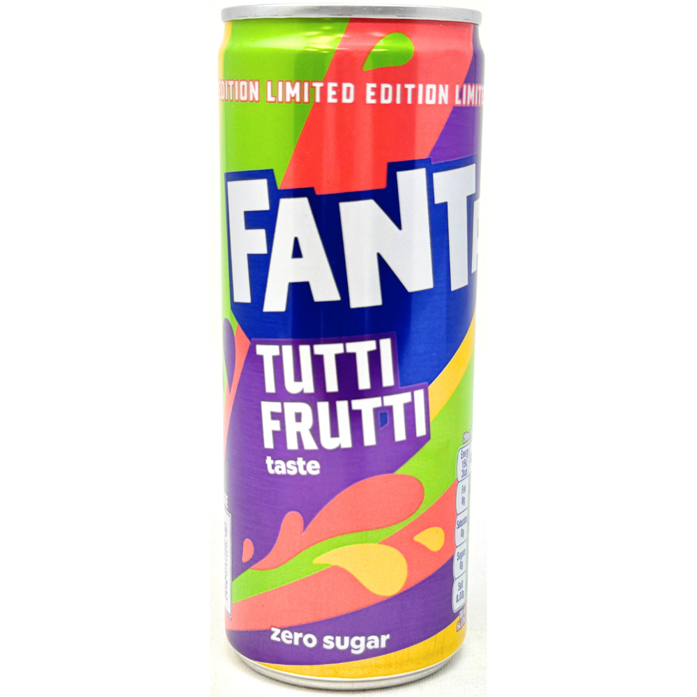 Fanta Tutti Frutti Zero Sugar (UK) - 250mL | Candy District