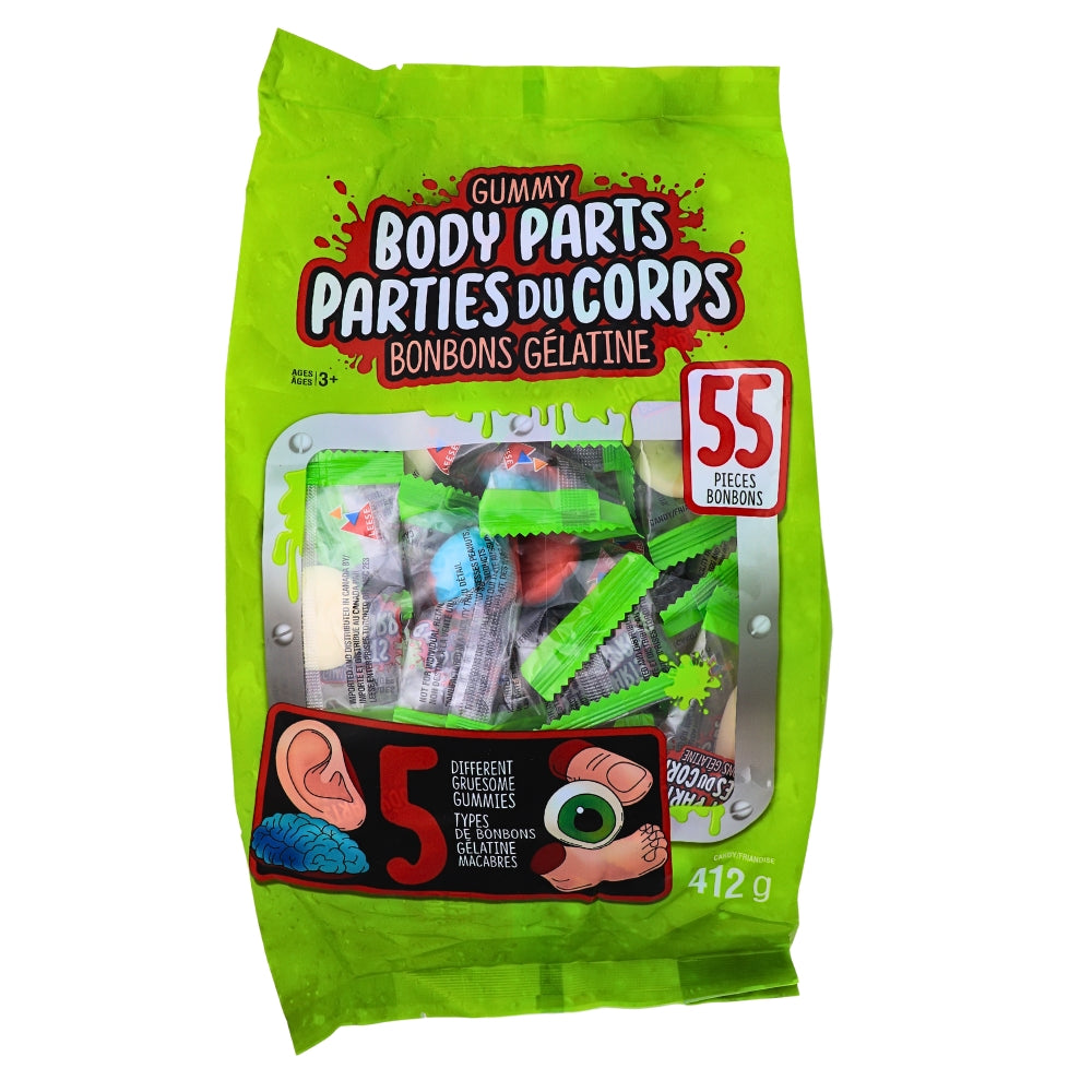 Gummy Body Parts 55ct | Halloween Candy | Candy District