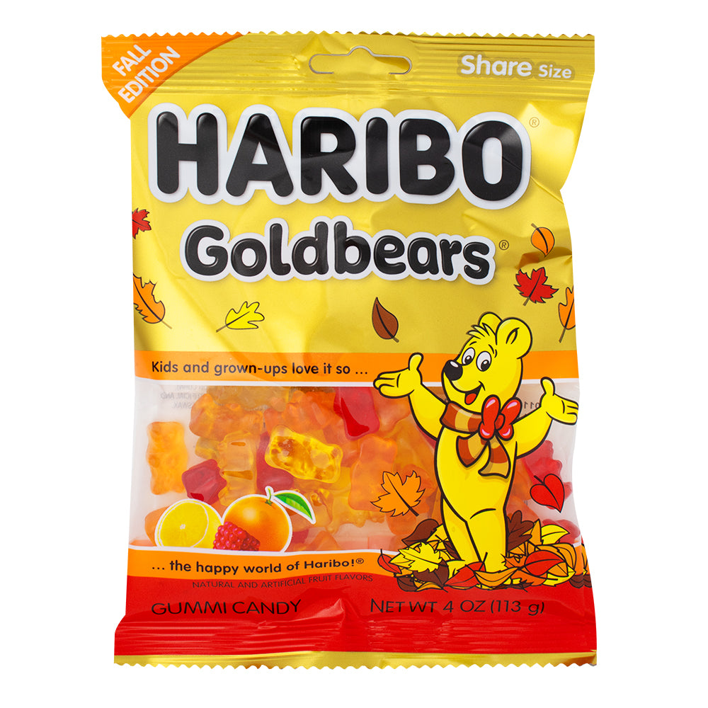 Haribo Gold Bears Fall Edition 4oz - 12 Pack | Candy District