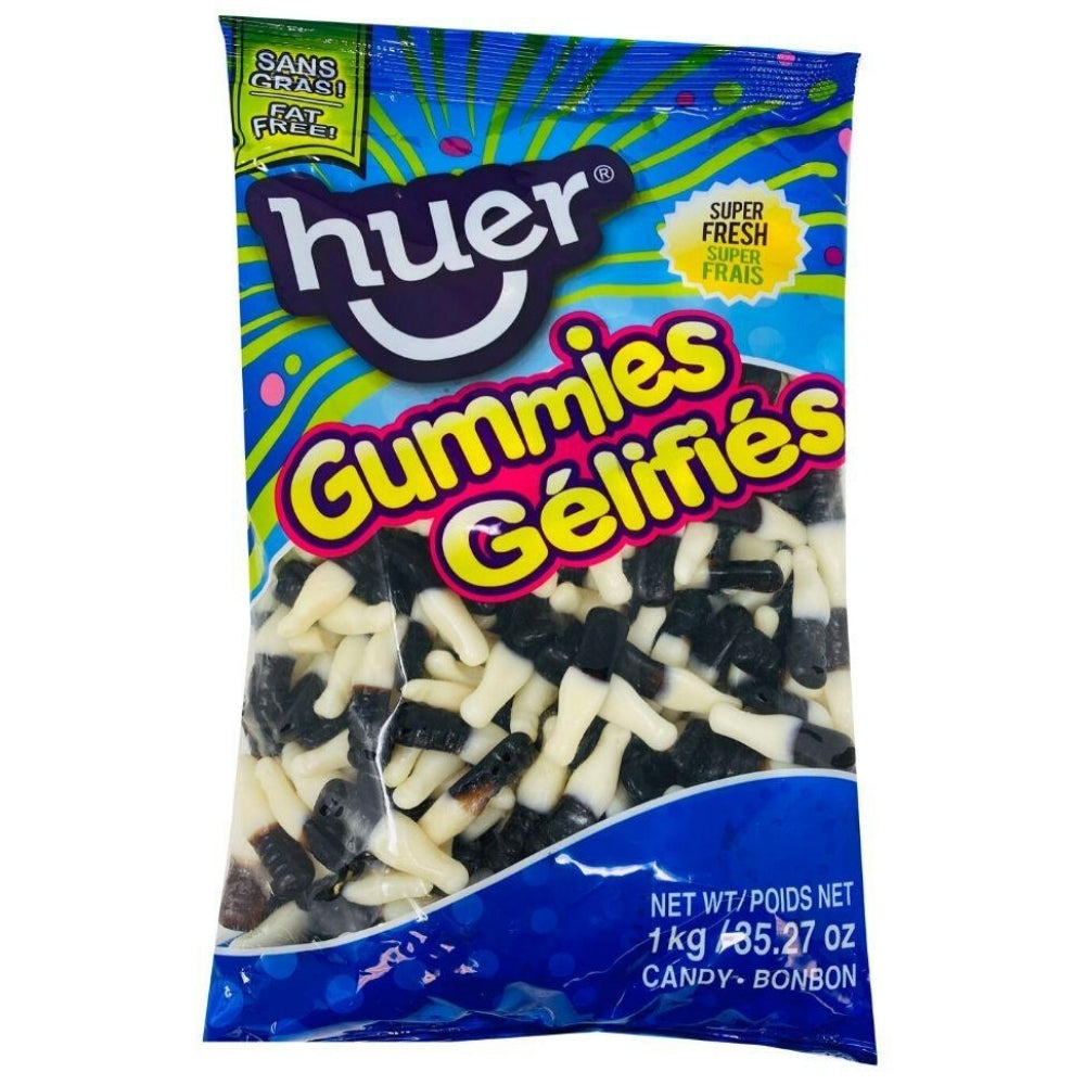 Huer Root Beer Bottles Gummy Candy 1kg | Candy District