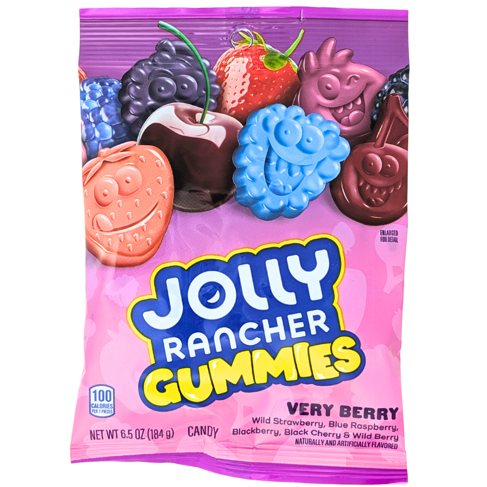 Jolly Rancher Gummies Very Berry 5oz | Candy District