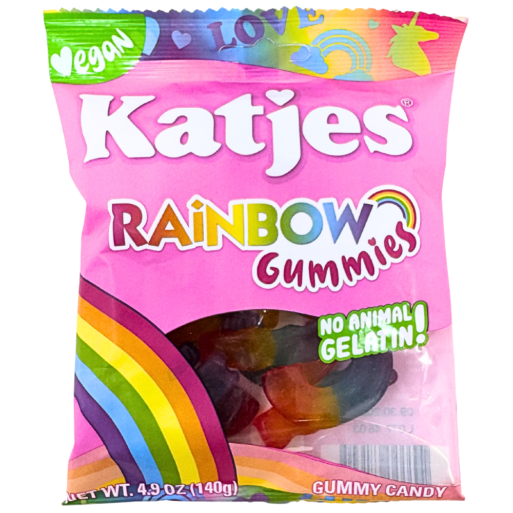 Katjes Rainbow Gummies - 140g | Candy District