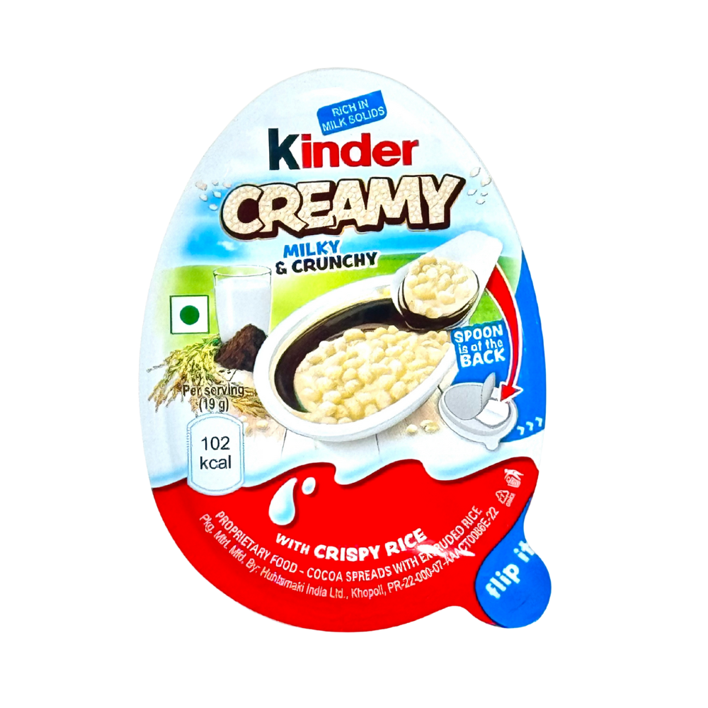 Kinder Creamy Milky & Crunchy with Crispy Rice - 19g | Candy District