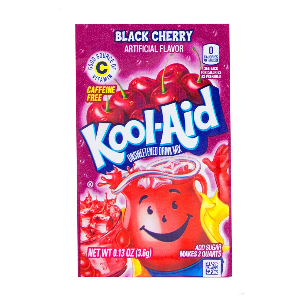 Kool-Aid Black Cherry Drink Mix 48CT | Candy District