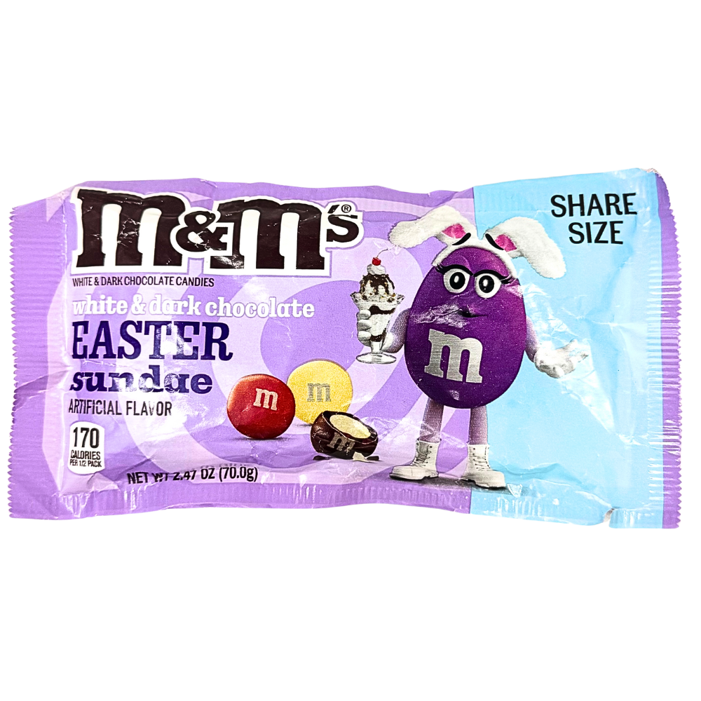M&M's White & Dark Chocolate Sundae - 70g | Candy District