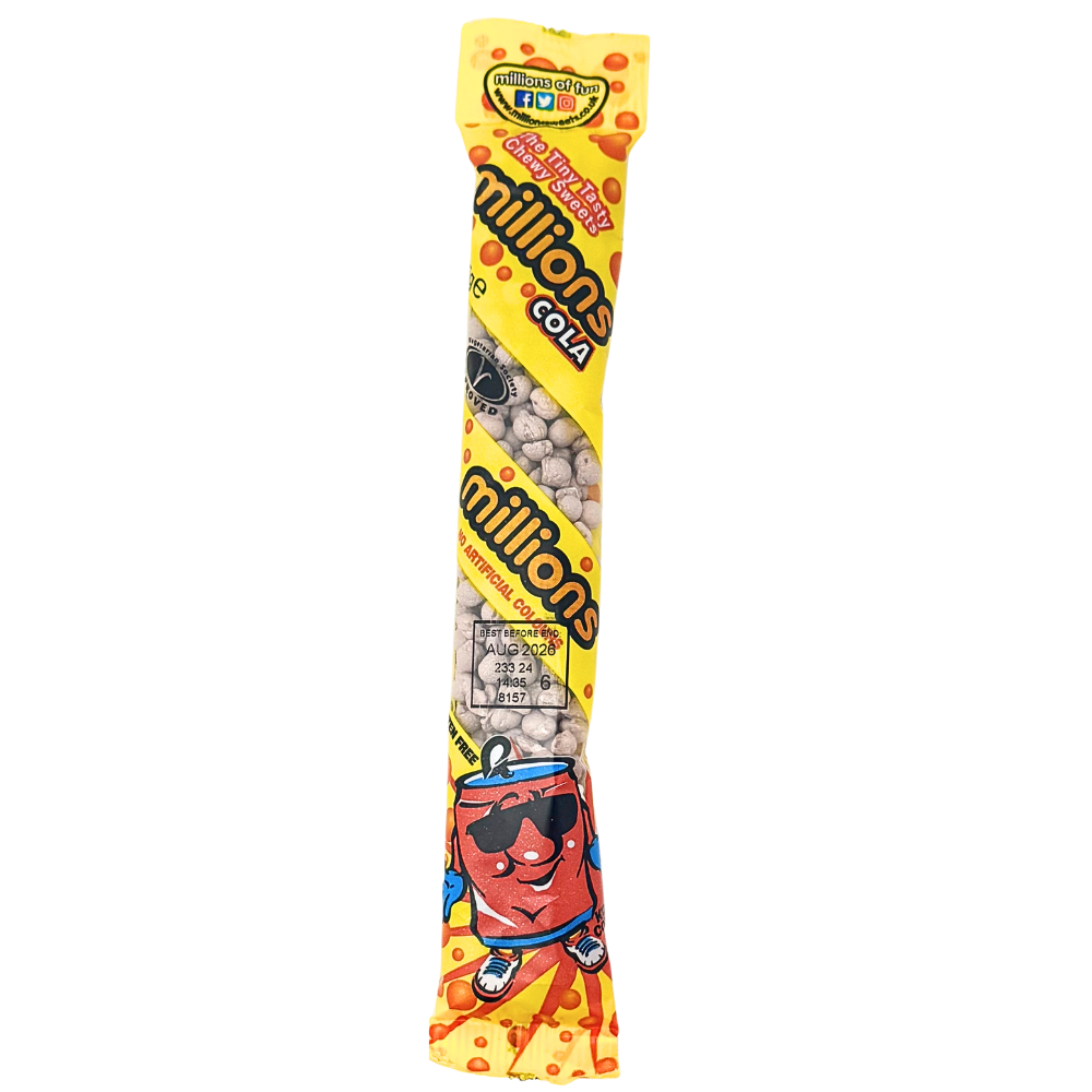 Millions Tubes Cola (UK) 55g | Candy District