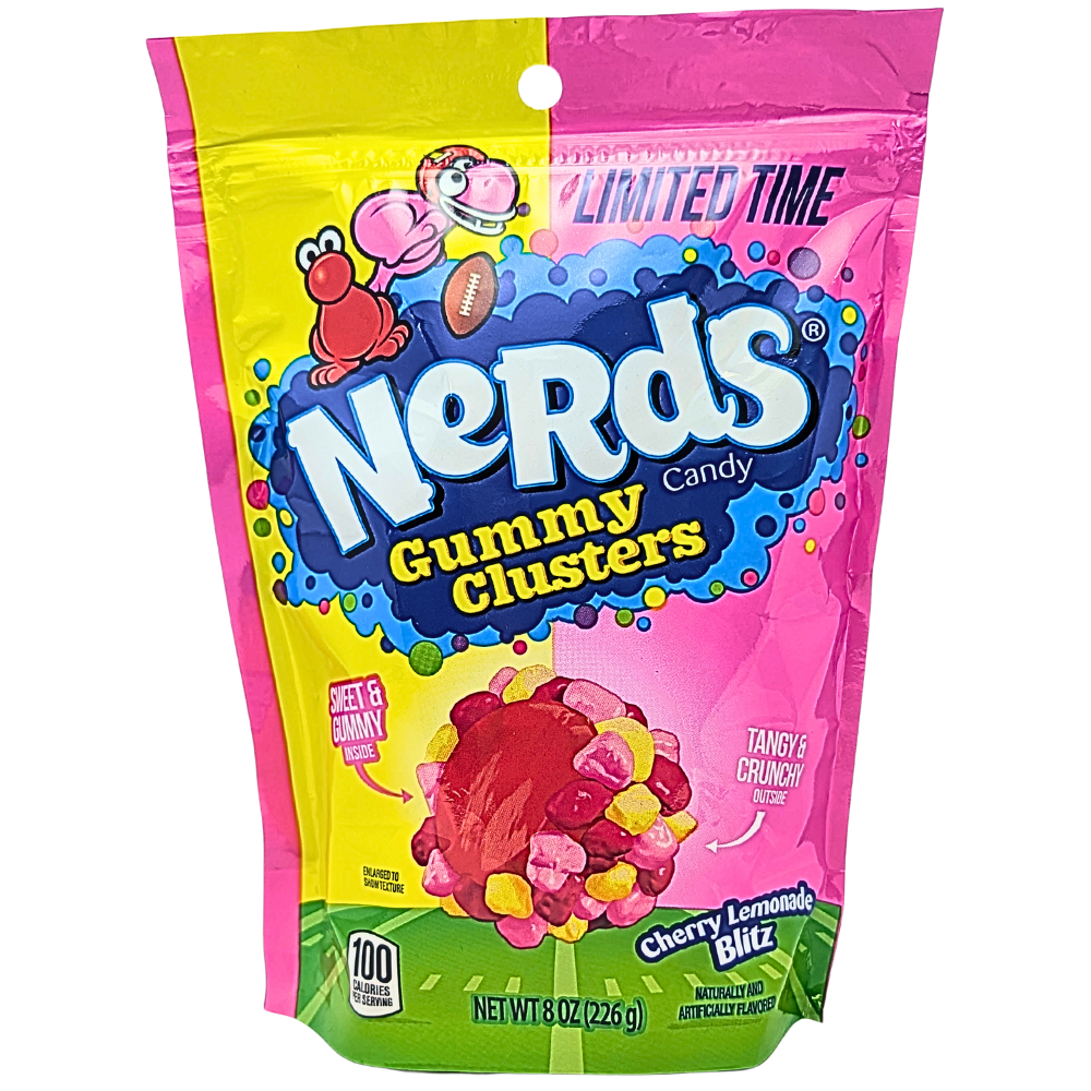 Nerds Gummy Clusters Cherry Lemonade Blitz - 8oz | Candy District