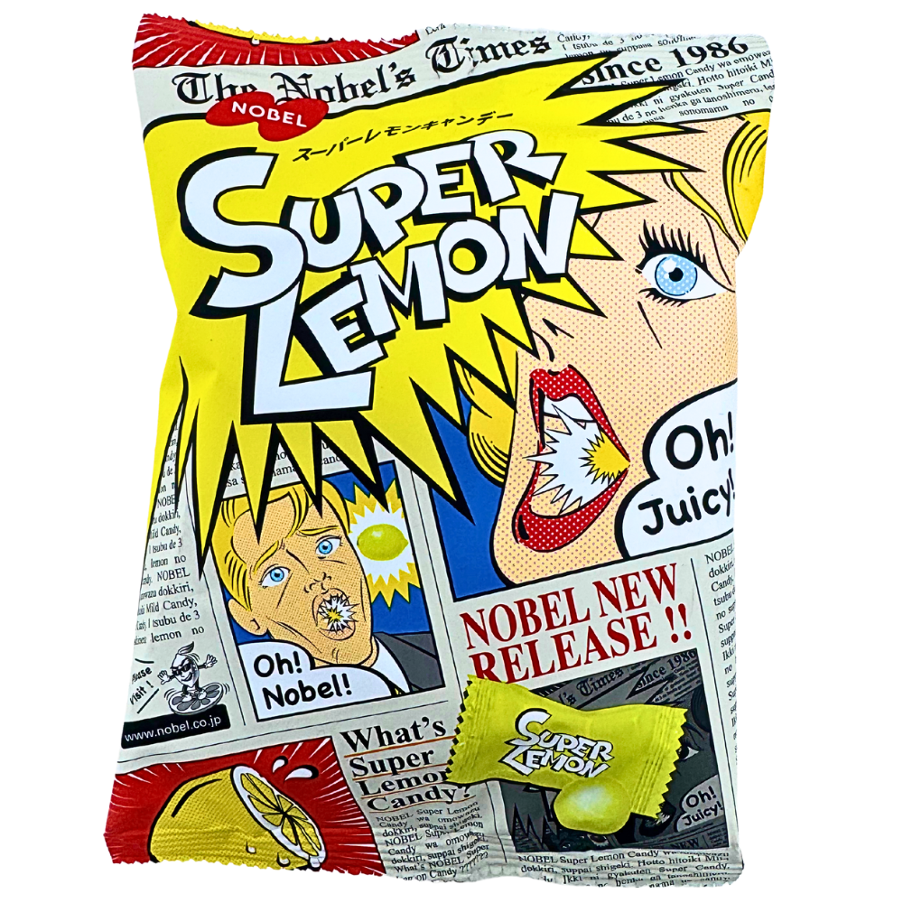 Nobel Super Lemon Candy (Japan) - 88g | Candy District
