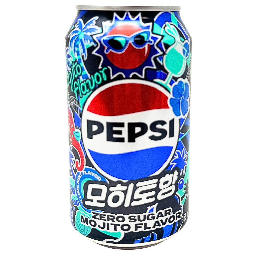 Pepsi Mojito Zero Sugar (Korea) - 355mL | Candy District
