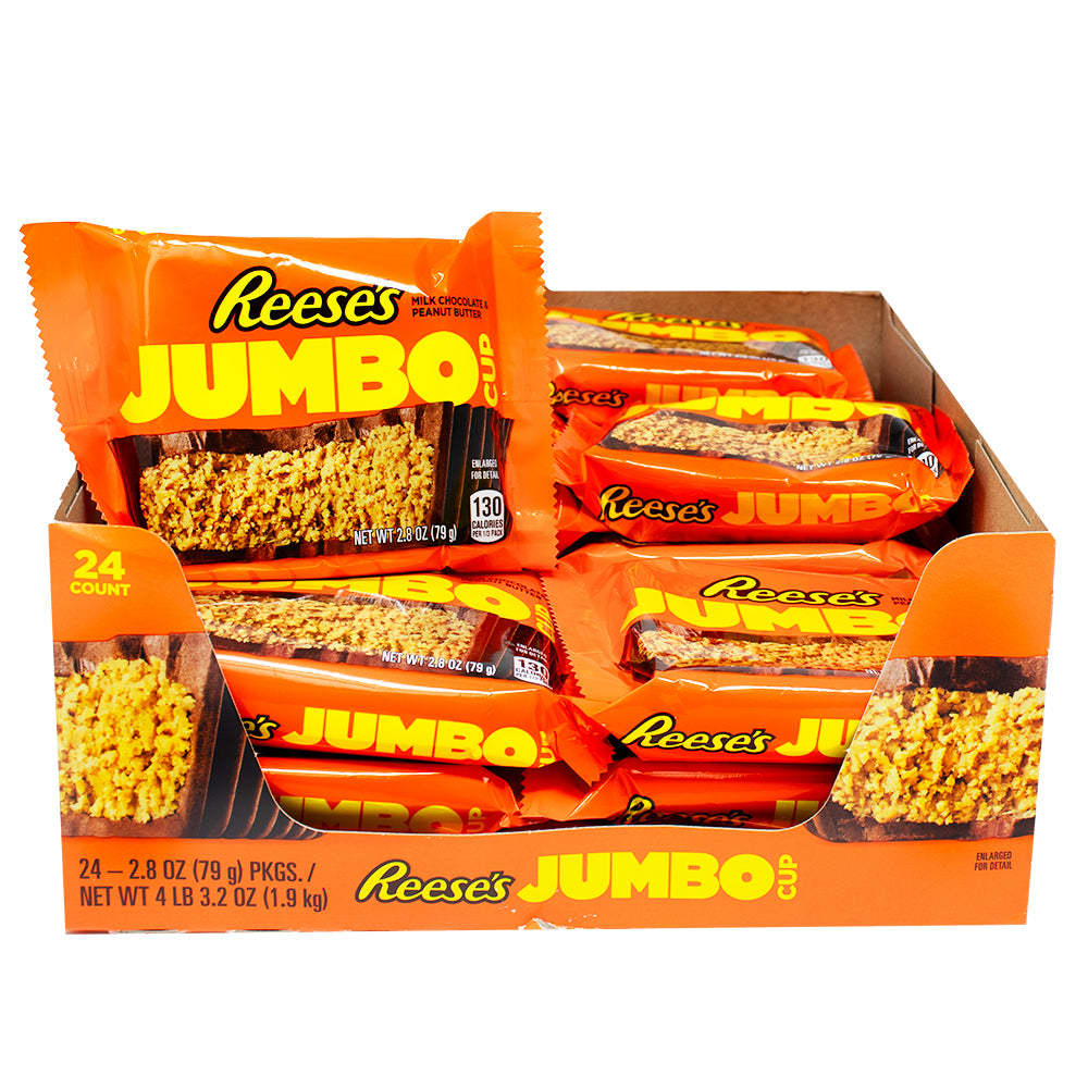 Reese's Cup Jumbo 2.8oz - 24 Pack | Candy District