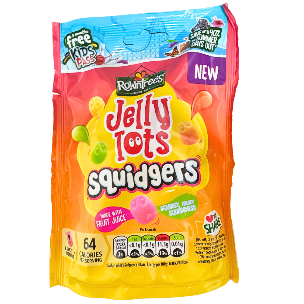Rowntree's Jelly Tots Squidgers (UK) - 120g | Candy District