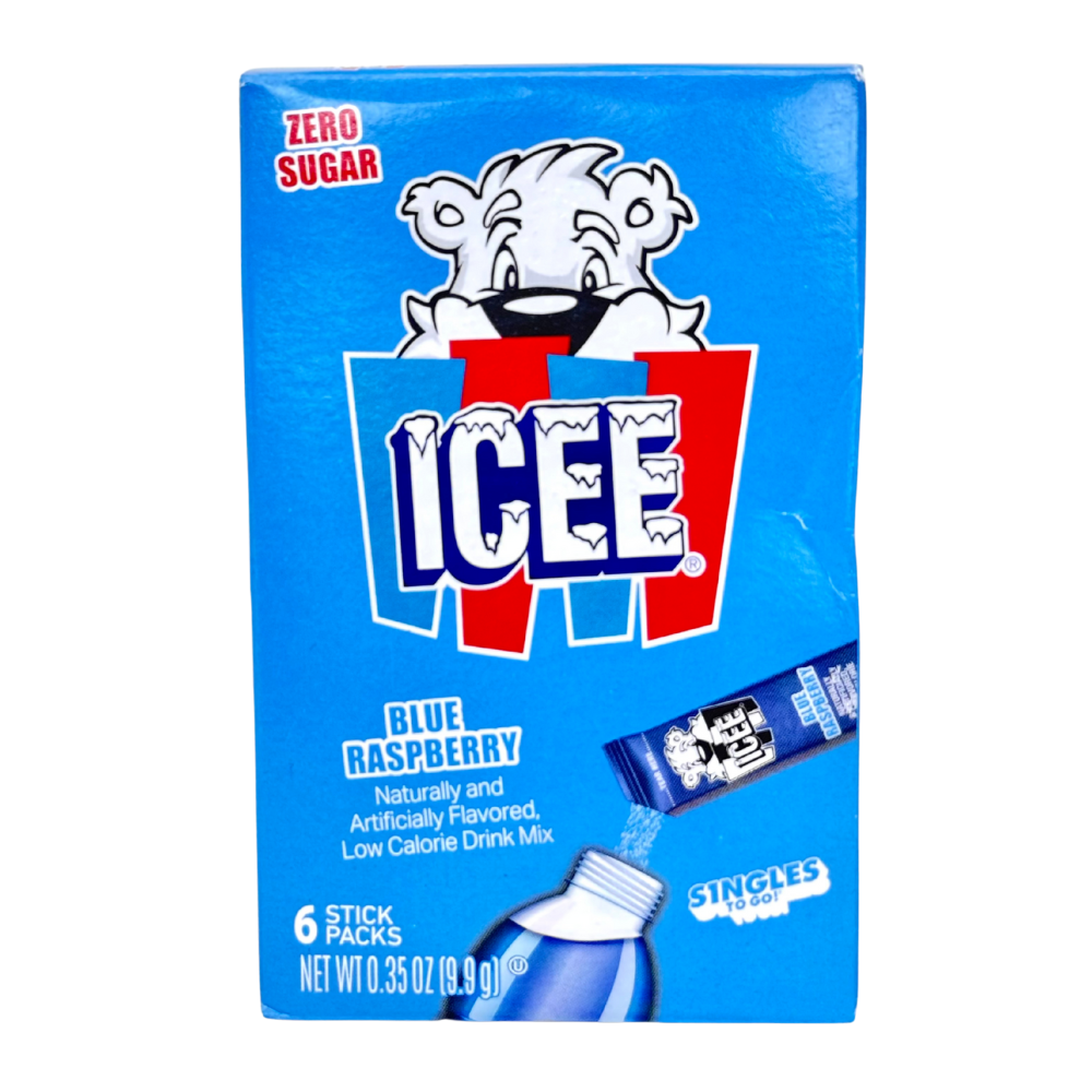 Singles To Go Icee Blue Raspberry - 12 Pack | Candy District