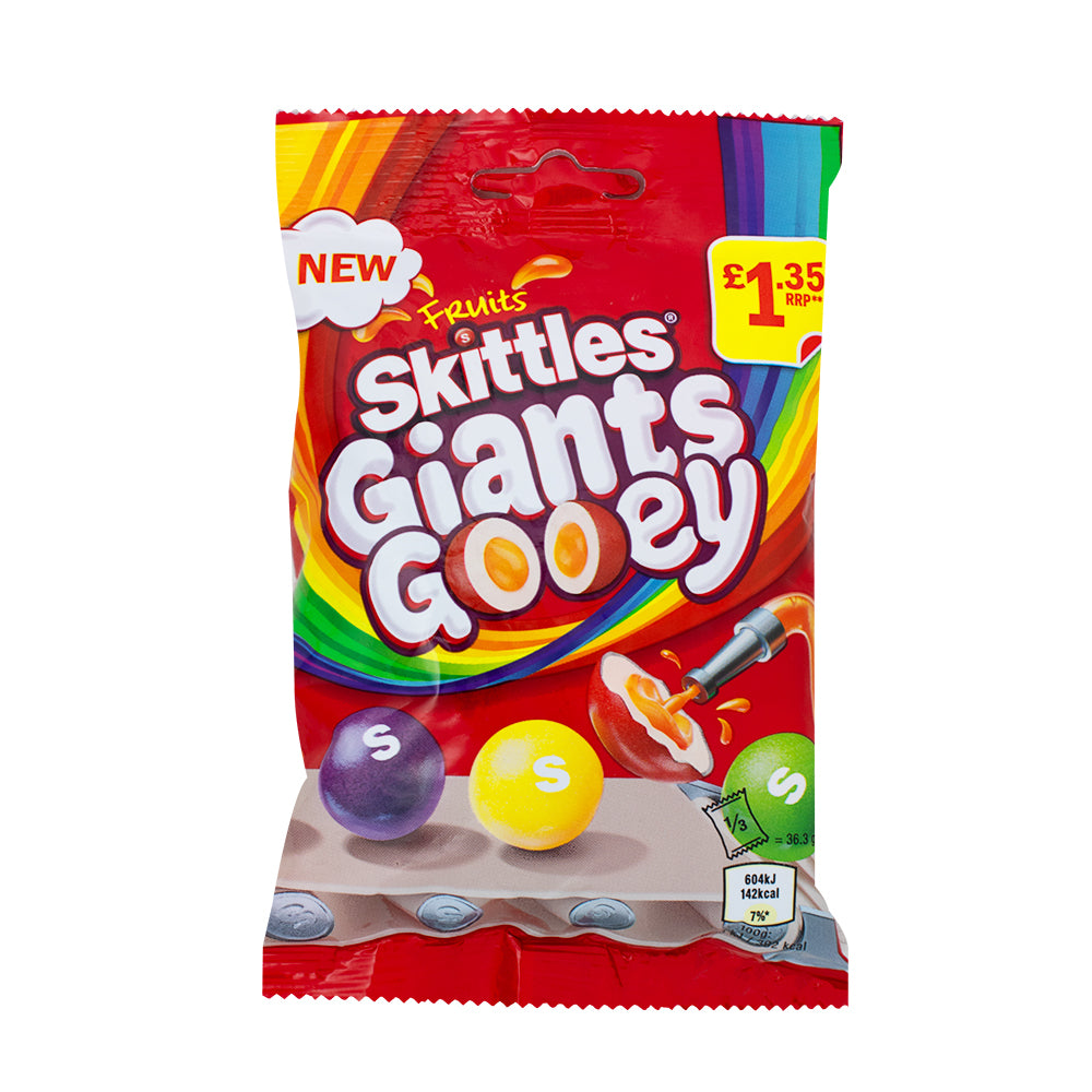 Skittles Giants Gooey Candy (UK) 109g - 12 Pack | Candy District