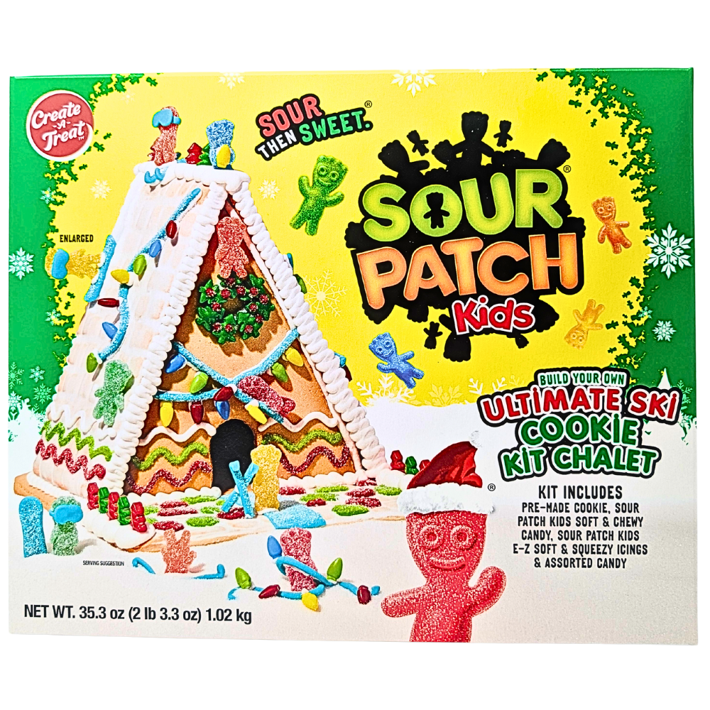 Sour Patch Kids Ultimate Ski Cookie Kit Chalet | Candy District