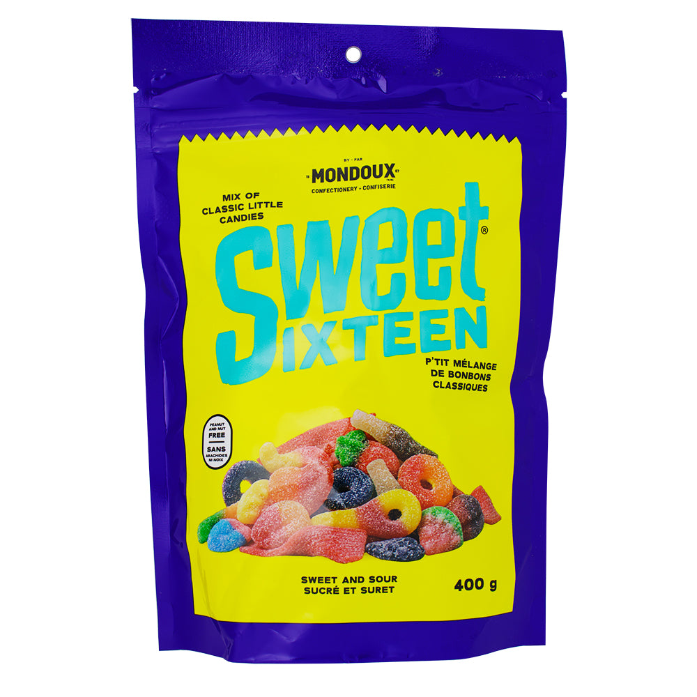 Sweet Sixteen Sweet & Sour 400g - 6 Pack | Candy District