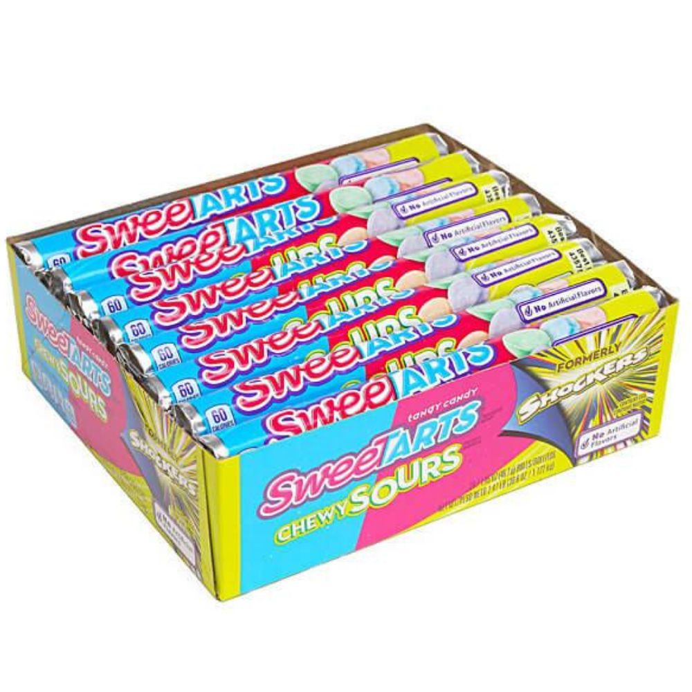 Sweetarts Chewy Sours Candy Rolls 24CT | Candy District