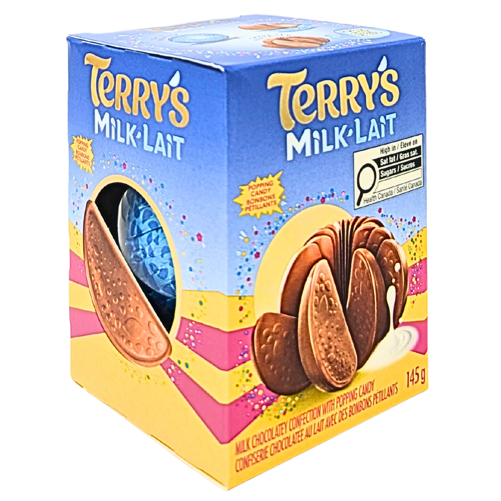 Terry's Milk Chocolate Ball with Popping Candy - 145g | Candy District