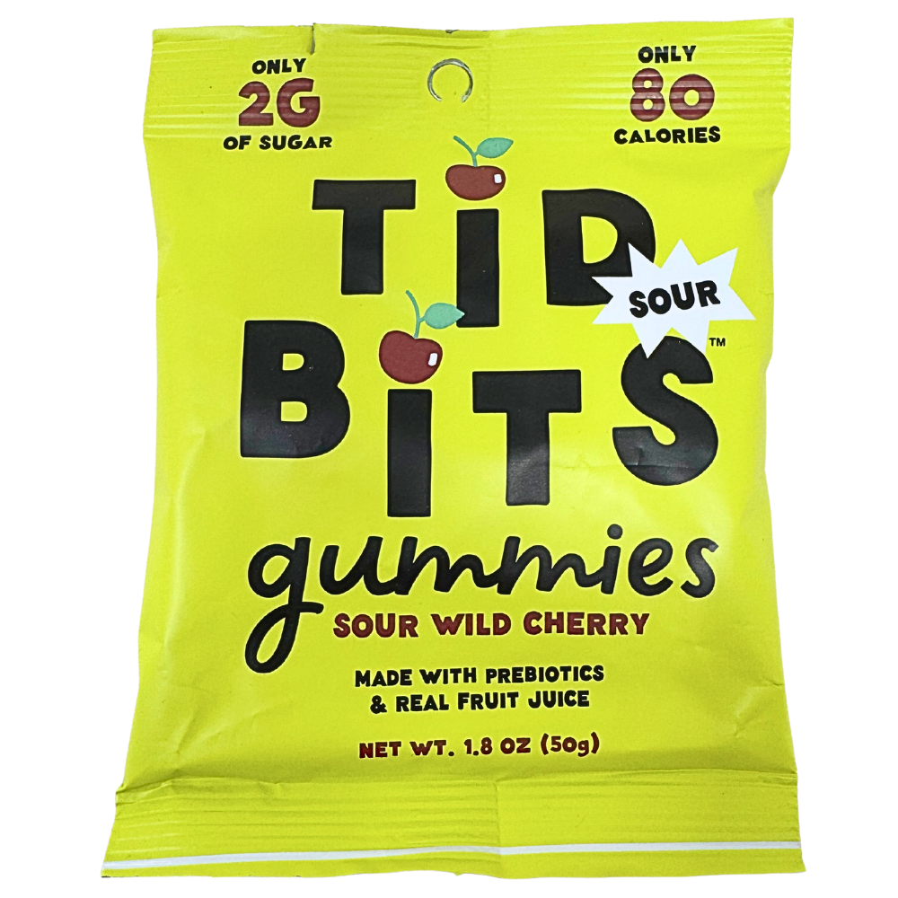 Tid Bits Gummies Sour Wild Cherry - 1.8oz | Candy District