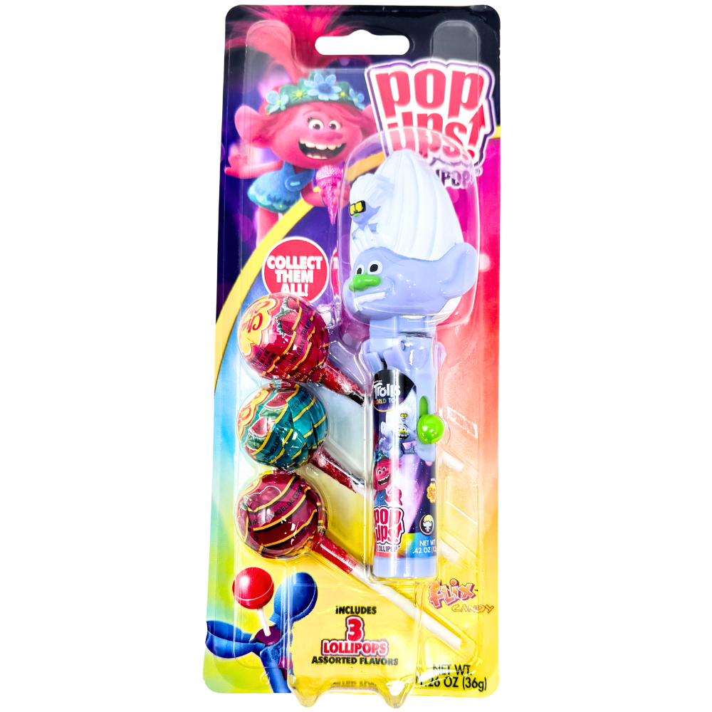 Trolls Pop Ups Lollipop - 36g | Candy District