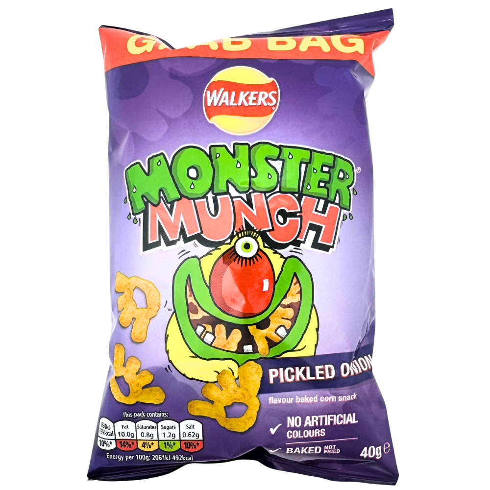 Walkers Monster Munch Pickled Onion (UK) - 40g | Candy District