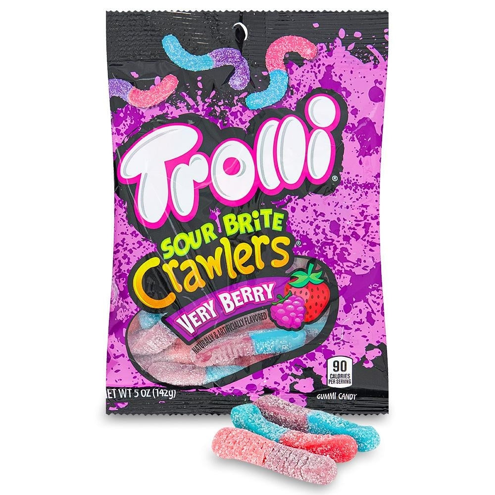 Trolli Sour Brite Crawlers Very Berry - 120g | Candy District