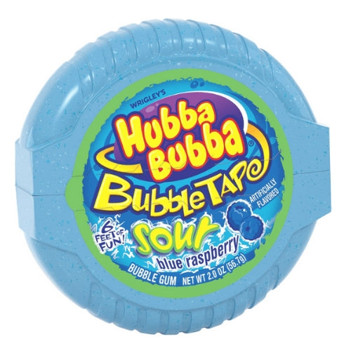 Hubba Bubba Bubble Tape Sour Blue Raspberry Bubble Gum – Candy District