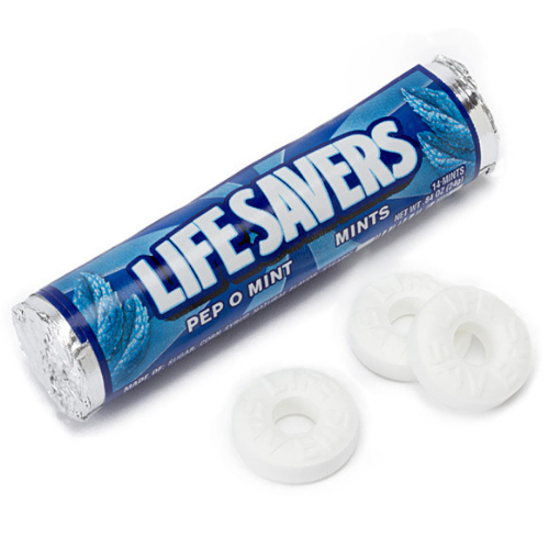 Life Savers Hard Candy Mints Pep O Mint Roll | Candy District